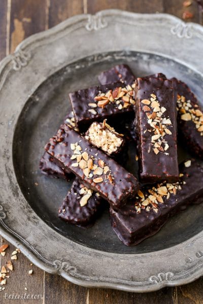 Chocolate Covered Almond Butter Puffed Millet Bars (Gluten Free + Vegan ...
