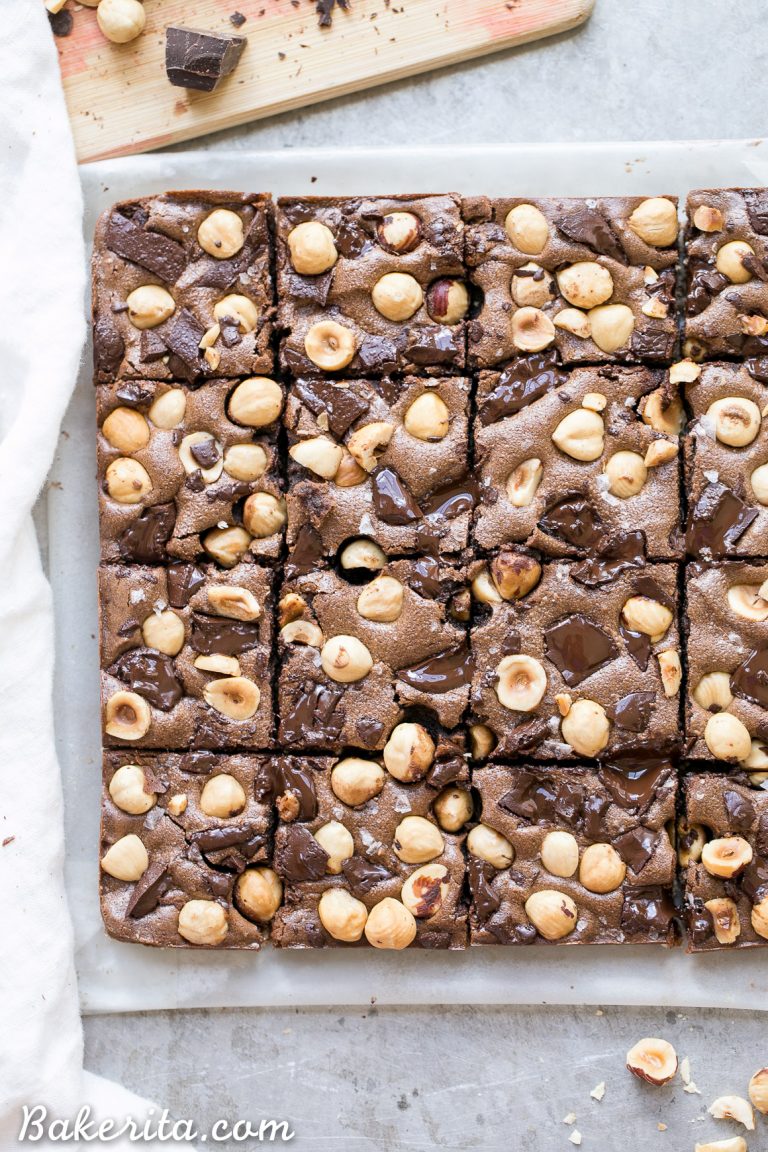 Gluten-Free Chocolate Hazelnut Bars • Bakerita