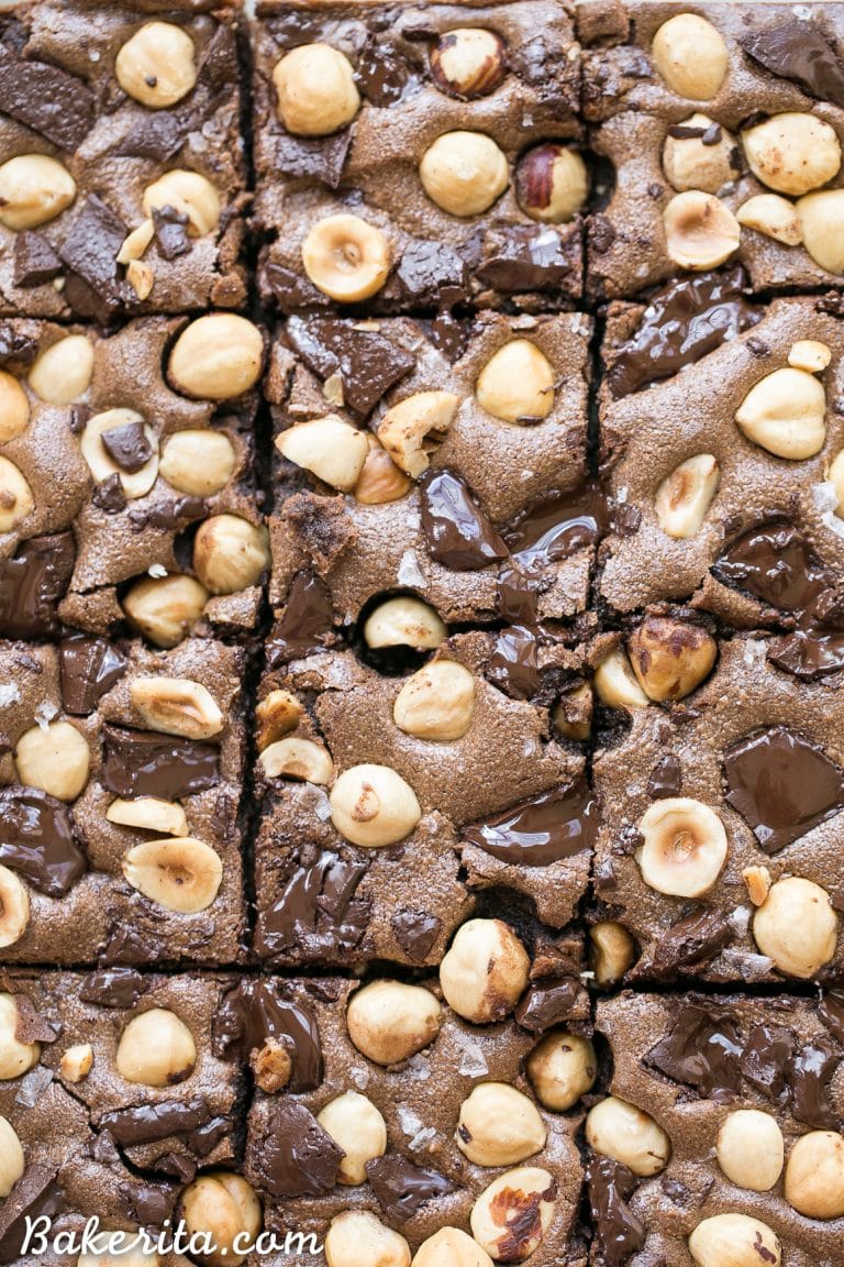 Gluten-Free Chocolate Hazelnut Bars • Bakerita