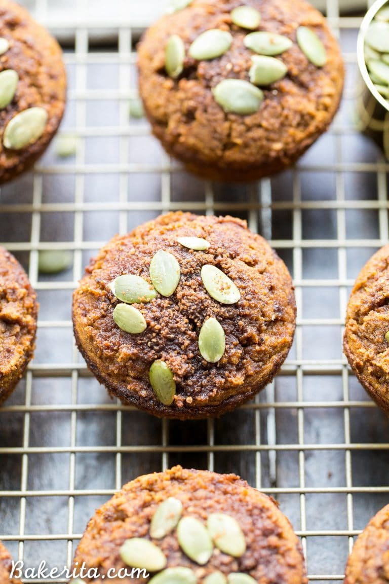 Paleo Pumpkin Muffins • Bakerita
