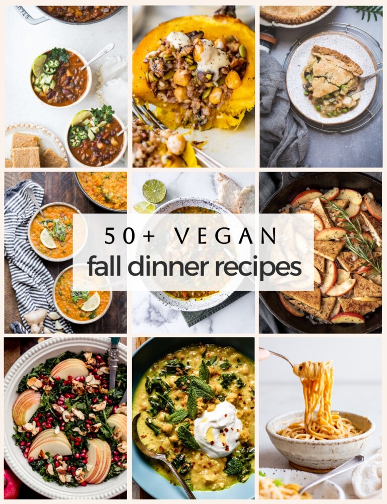 50+ Vegan Fall Dinner Recipes • Bakerita