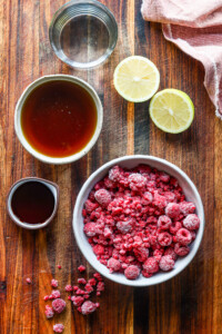 Raspberry Syrup Recipe (For Coffee, Cocktails, & More) • Bakerita